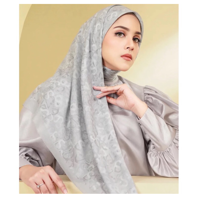 Jual BUTTONSCARVES SAMLA SERIES GRAY VIOLET | Shopee Indonesia