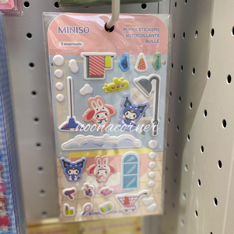 Jual Miniso x Sanrio - Stickers AutoCollants 2D / Stiker Lucu 3D Sanrio ...