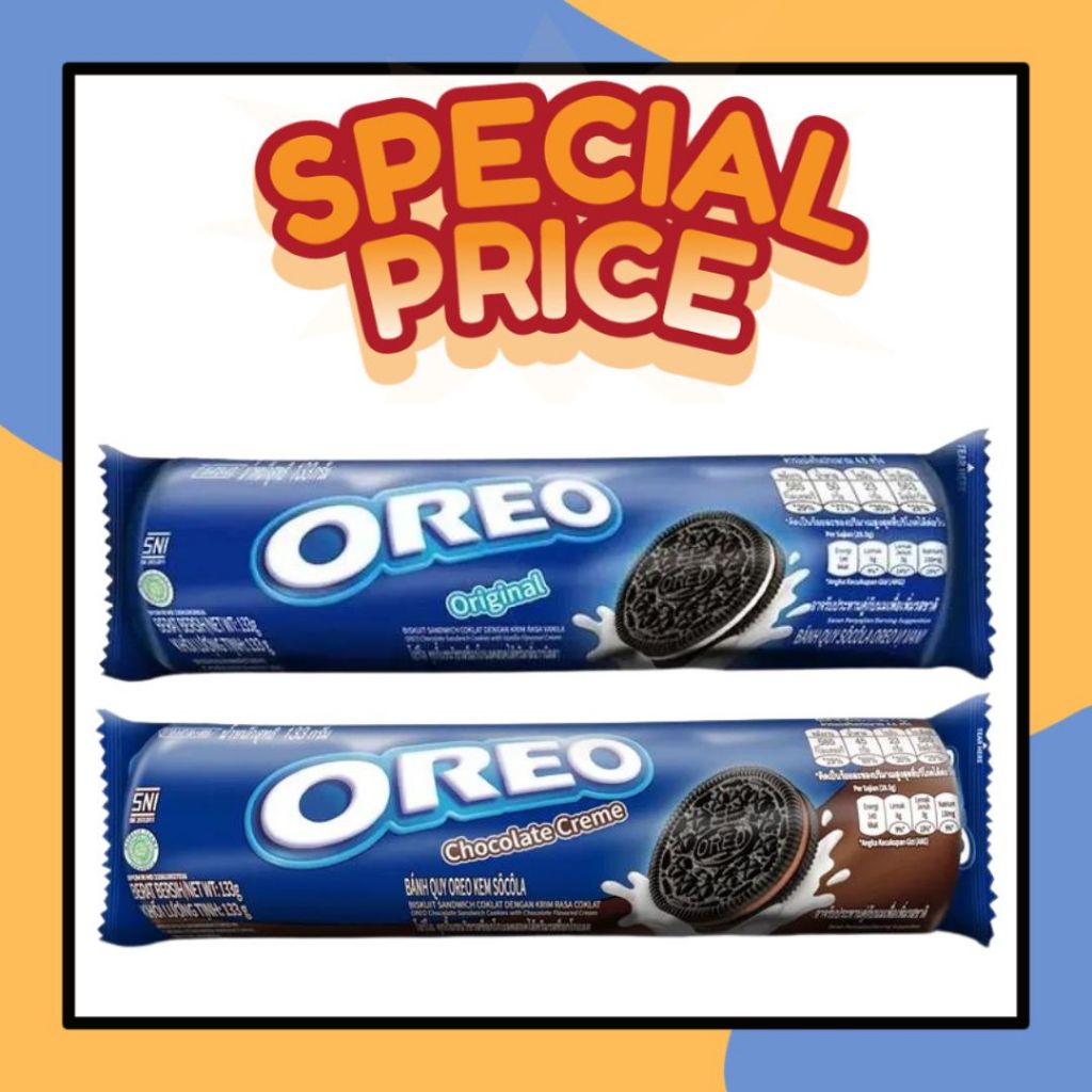 Jual Oreo 119g Chcocolate Creme Sandwich Cookies Biskuit Krim Coklat ...