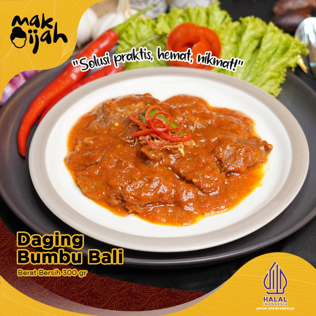 Jual DAGING SAPI BUMBU BALI INSTANT SIAP MAKAN MAKIJAH PRAKTIS HEMAT ...