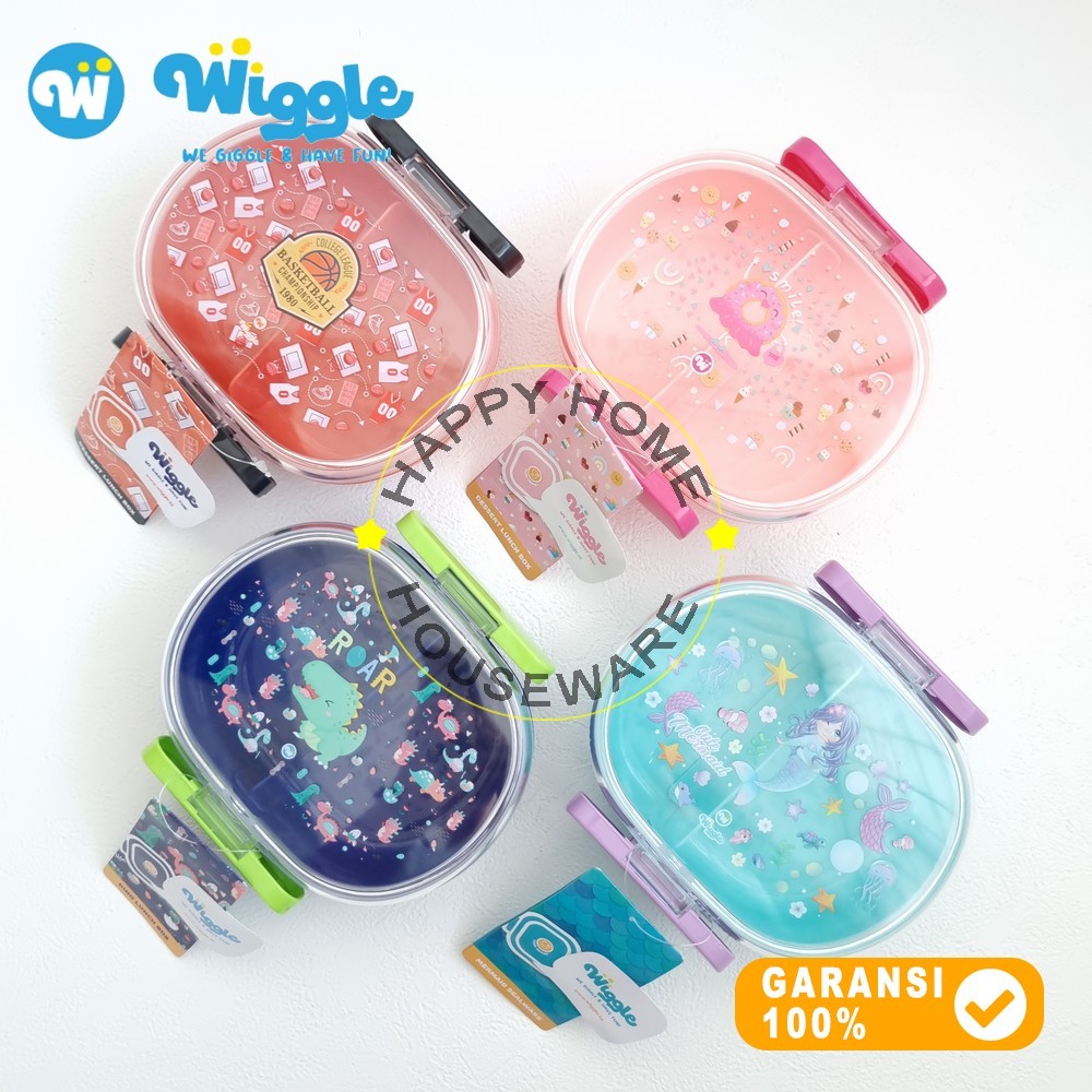 Jual WIGGLE New Sporty Basket Lunch Box Sekat 600ml Kotak Makan Tempat ...