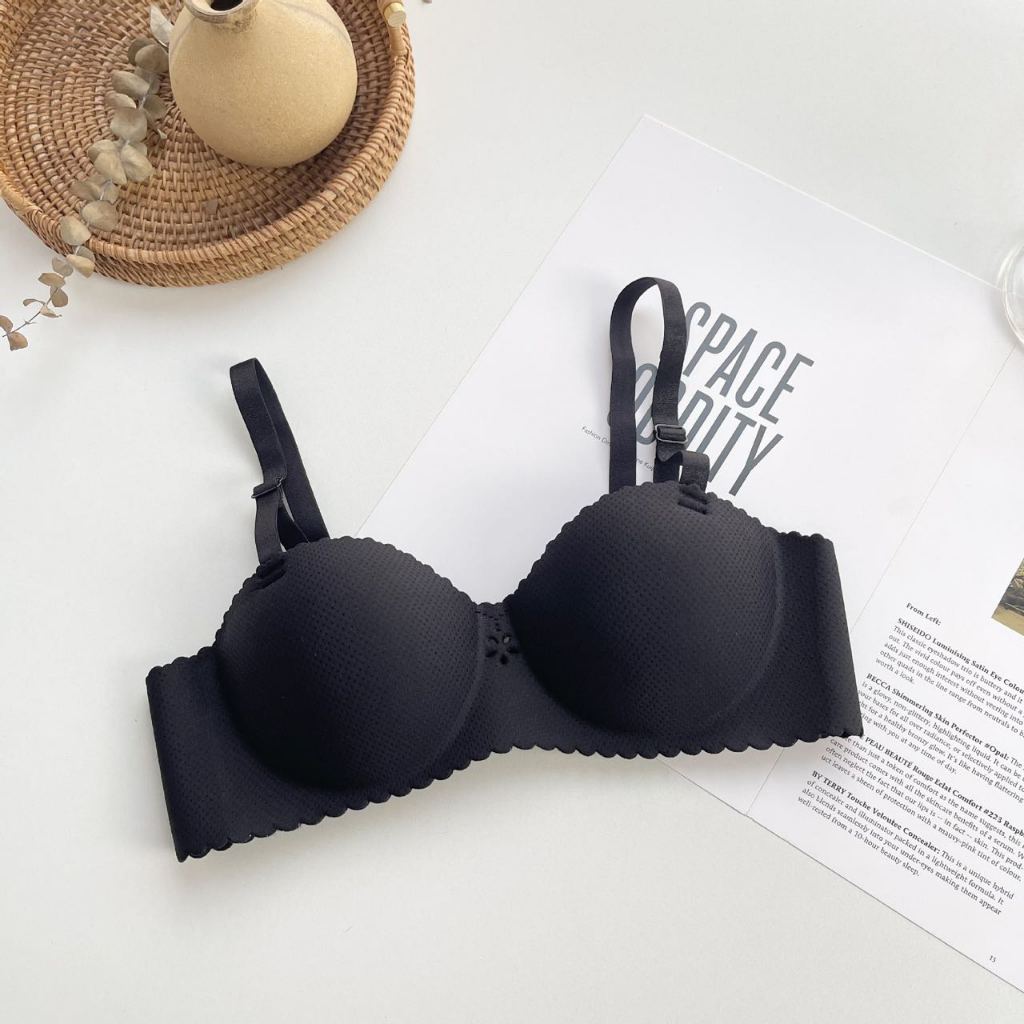 Jual Summer bra push up light and small chest gathered comfort simple ...