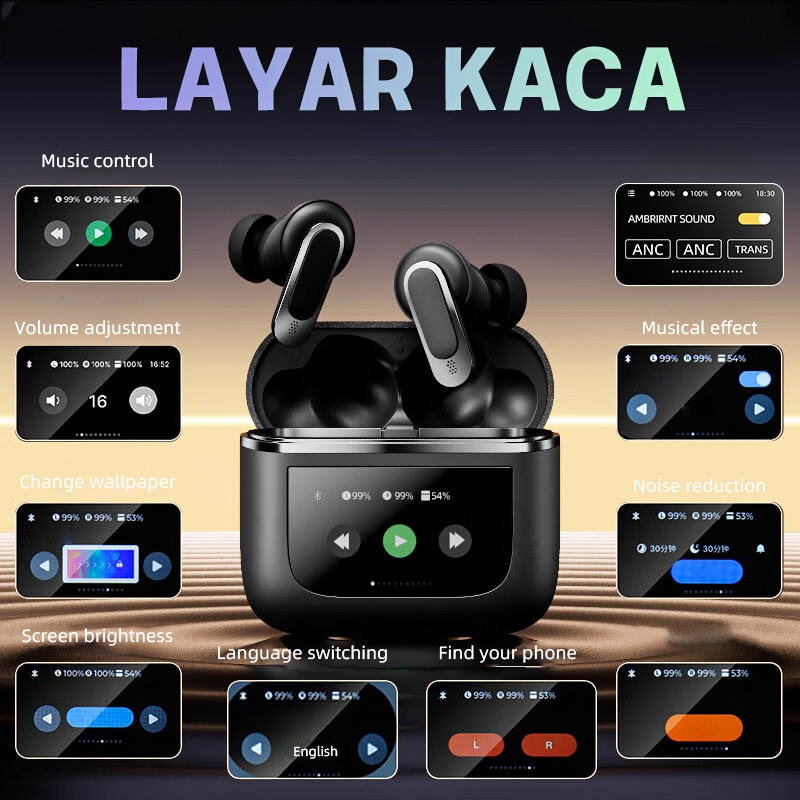 Jual AUDIO Dunia TWS EP37 Headset Bluetooth 5.3 Pro Support Aplikasi ...