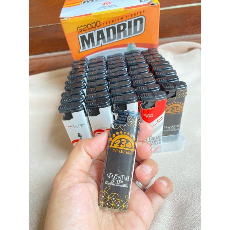 Jual Korek Api Bara Merk Madrid G2000 ( Ecer ) | Shopee Indonesia