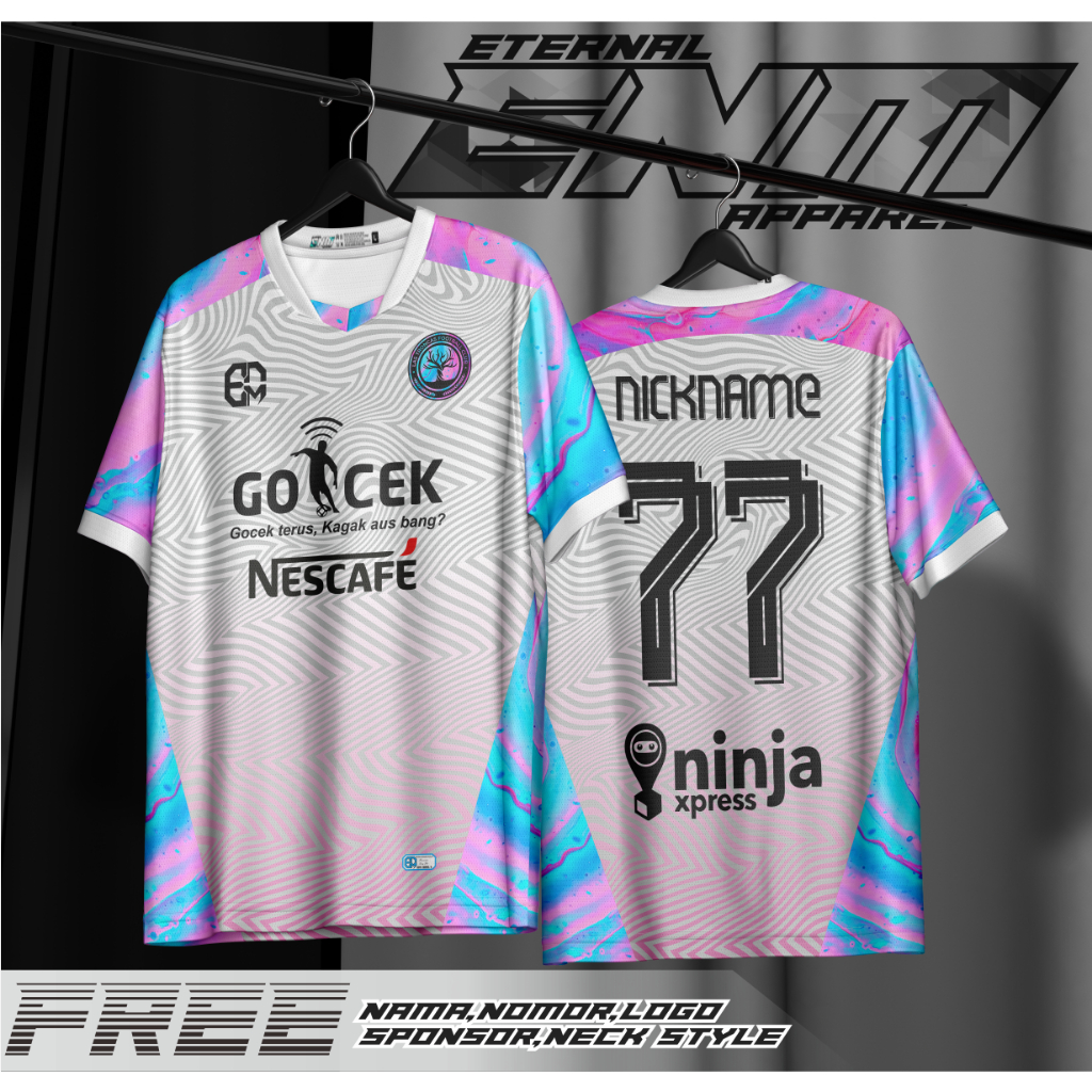 Jual Jersey futsal cewek terbaru jersey fusal custom full printing ...