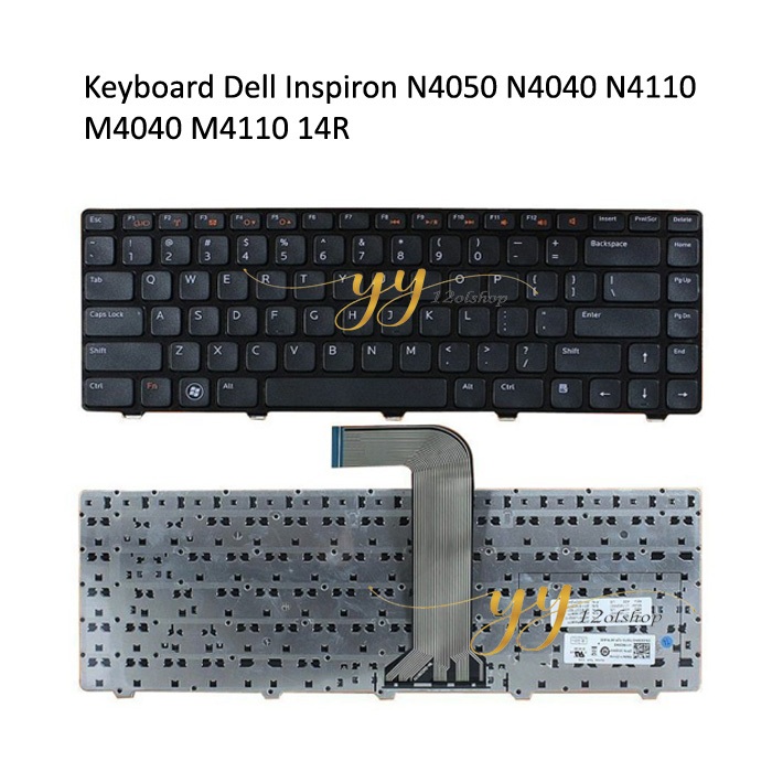 Jual KEYBOARD DELL N4050 N4040 N4110 N5050 M4040 M4110 14R VOSTRO 3550 ...