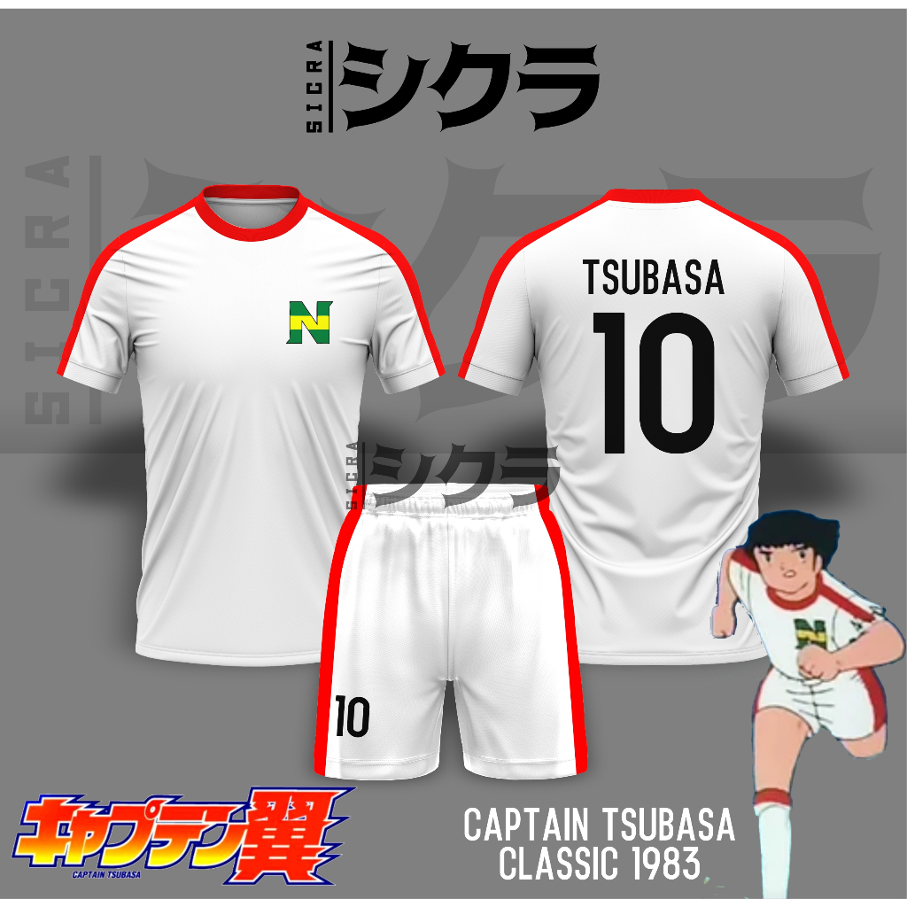Jual Jersey Tsubasa Classic 1983 Nankatsu Anime | Cosplay Bola Manga ...