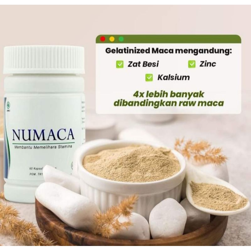 Jual NUMACA ORIGINAL. Isi 60 kapsul, Barcode RESMI Pengganti NF ...