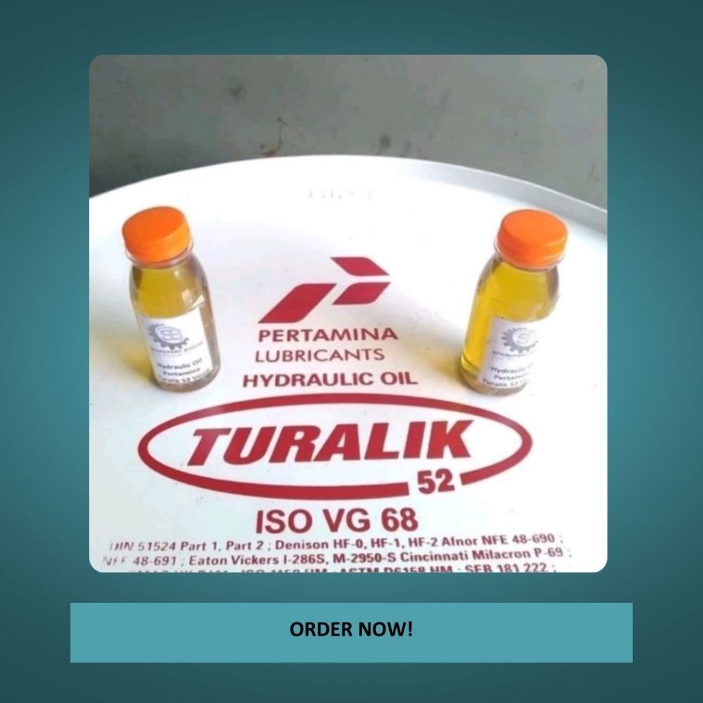 Jual Oli Hidrolik 100ml Pertamina Turalik 52 Hydraulic Oil Jack ...