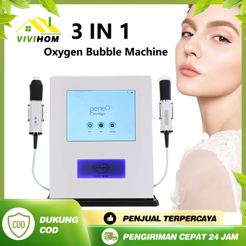Jual 3in1 Oxygen Facial Machine Ultrasound RF Facial Moisturizing Mesin ...