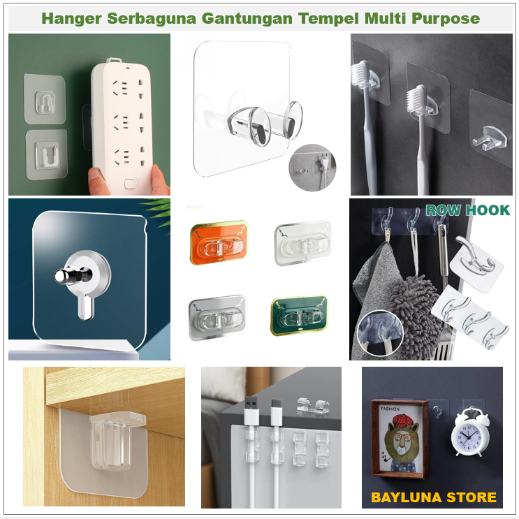 Jual Gantungan Tempel Serbaguna Bisa Multi Purpose Hanger Jam Dinding ...