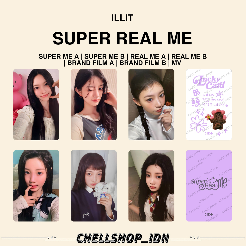 Jual PHOTOCARD SUPER REAL ME | Shopee Indonesia