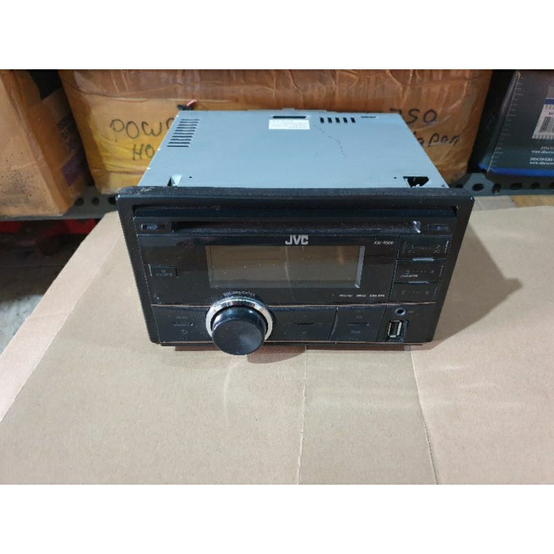Jual head unit original honda brio jvc kw-r500 second bekas jamin ...
