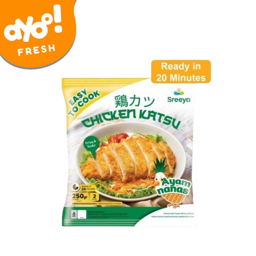 Jual Sreeya Ayam Nanas Chicken Katsu 250 g Pack | Shopee Indonesia