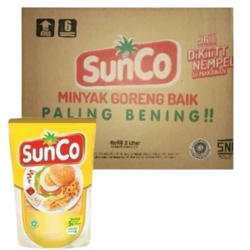 Jual sunco refill 2L 1dus (6pcs) | Shopee Indonesia