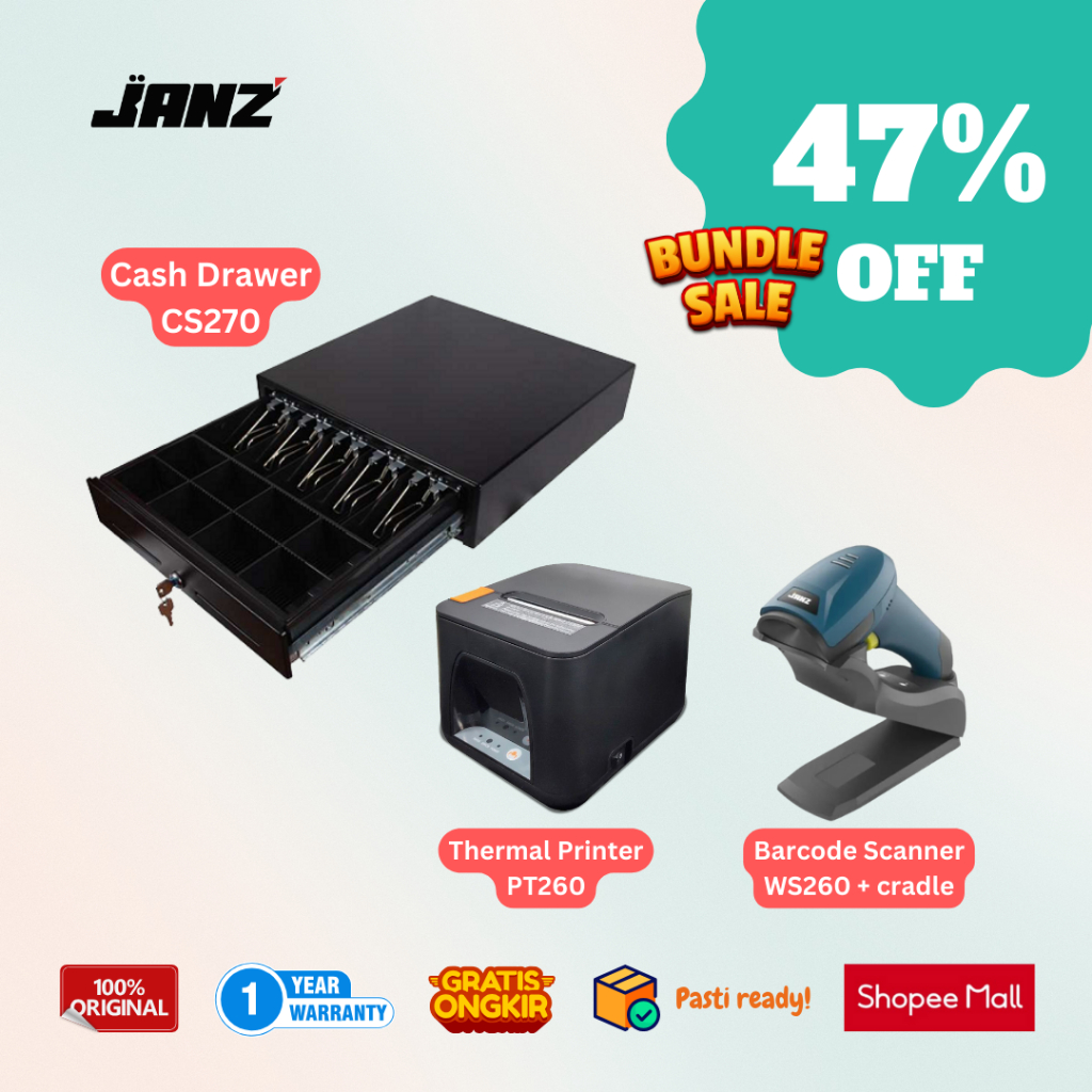 Jual Janz Paket Kasir Bundle A | Shopee Indonesia