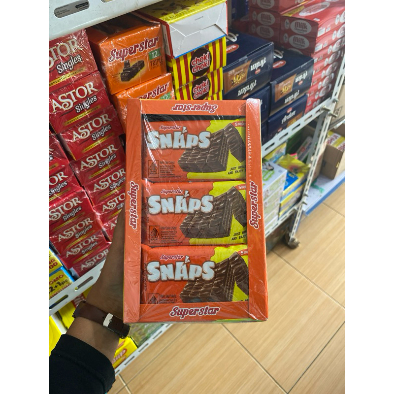 Jual Snaps wafer salut cokelat isi 12 bungkus | Shopee Indonesia