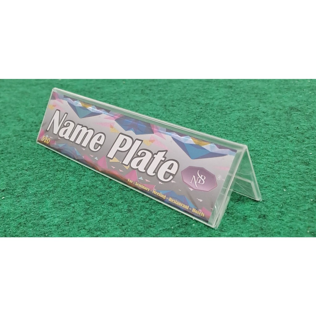 Jual Acrylic/Akrilik Name Plate/ Sign Name 5x20cm | Shopee Indonesia