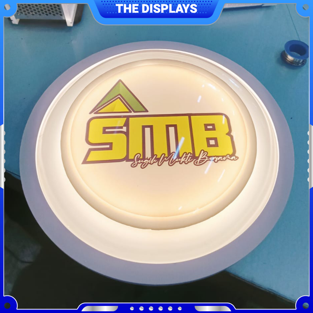 Jual Papan Nama Toko LED Custom Logo Signage Murah 20x20 | Shopee Indonesia