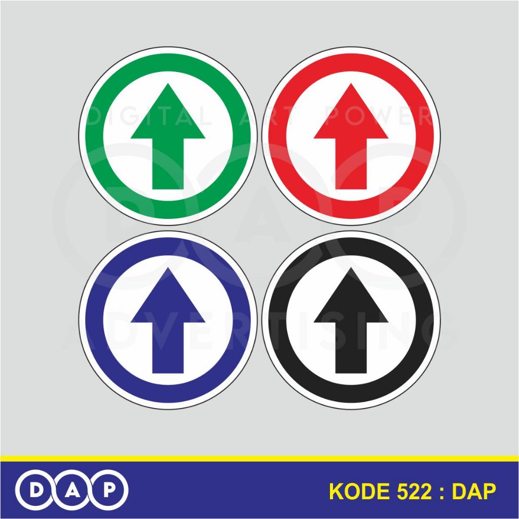 Jual 522 - STIKER ARAH TANGGA - 15 X 15 CM - VINYL - TERBAIK | Shopee ...