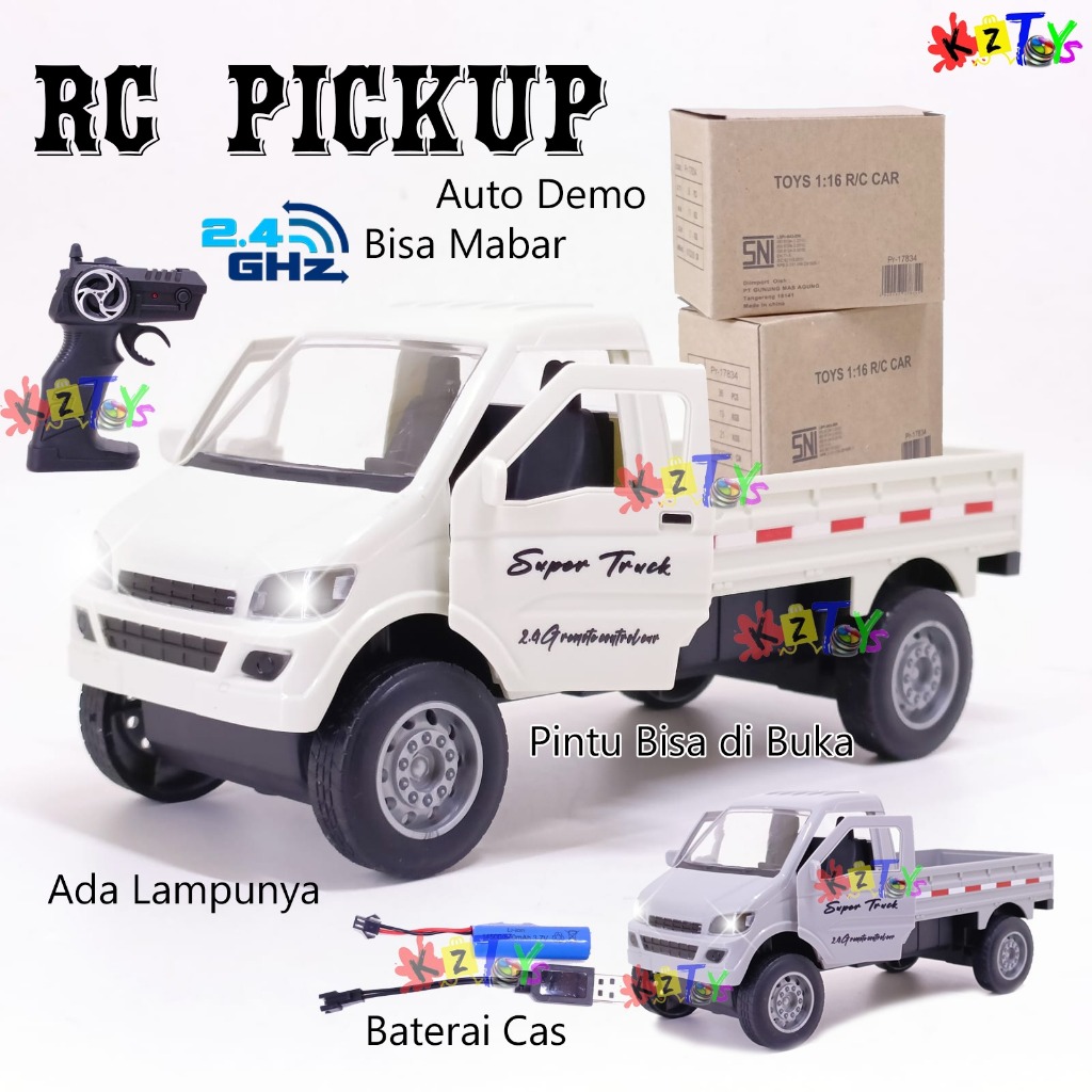 Jual MOBIL REMOTE RC PICK UP SUZUKI CARRY SCALE 1:16 2WD BATRE CASH ...