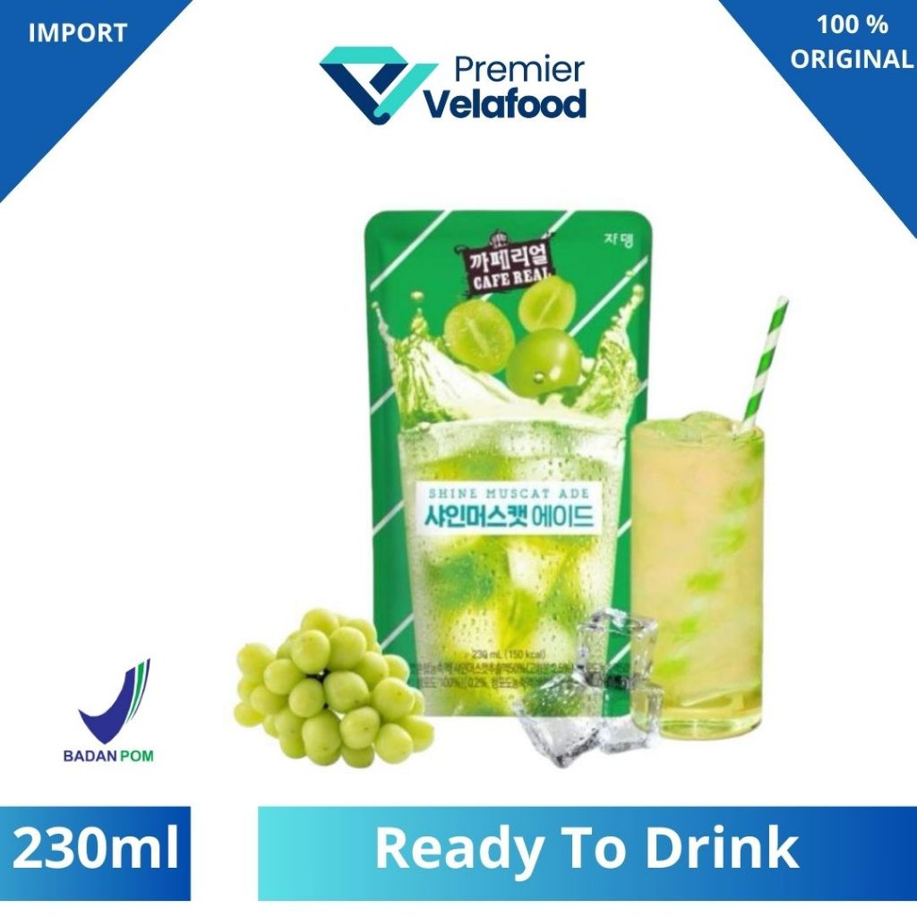 Jual [HALAL] JARDIN CAFE REAL SHINE MUSCAT ADE I JARDIN SHINE MUSCAT ...