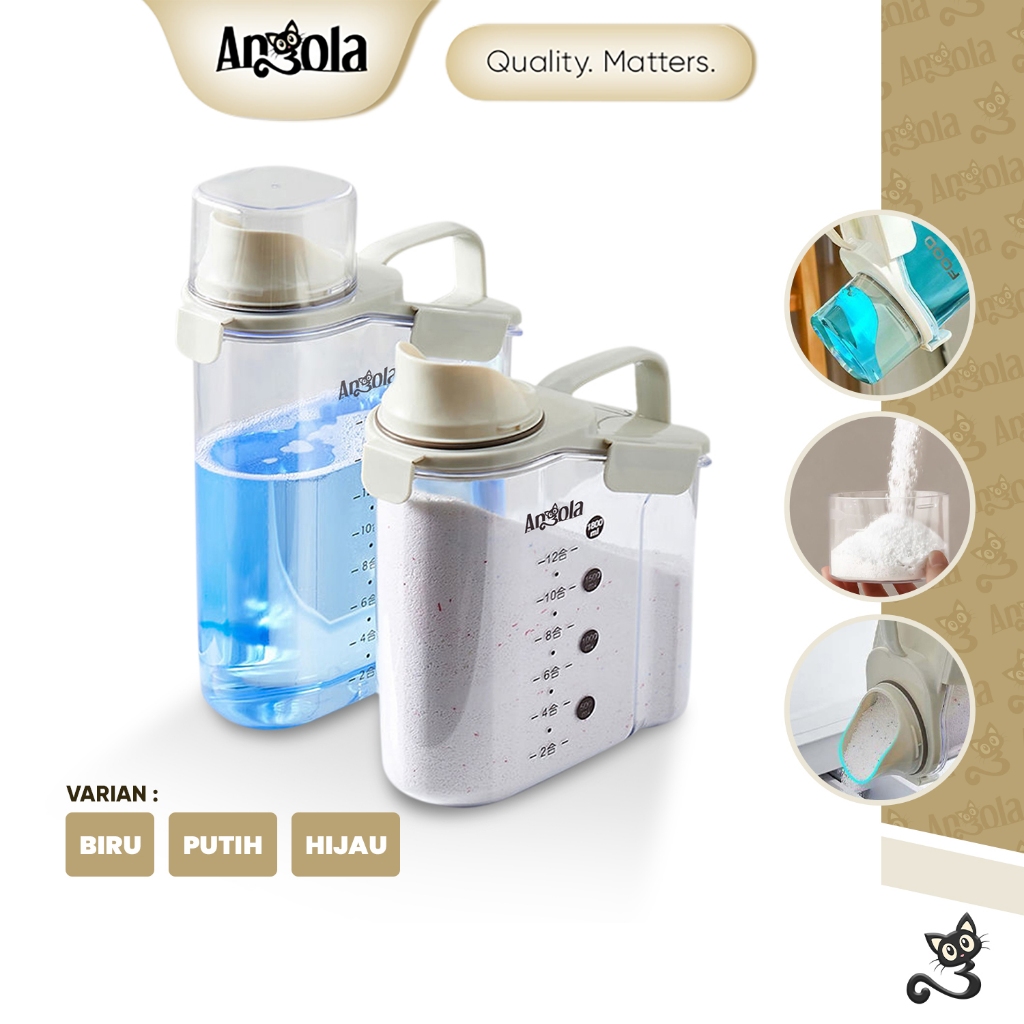 Jual ANGOLA Botol Refill Deterjen Cair/ Deterjen Bubuk 2000ML E68 ...