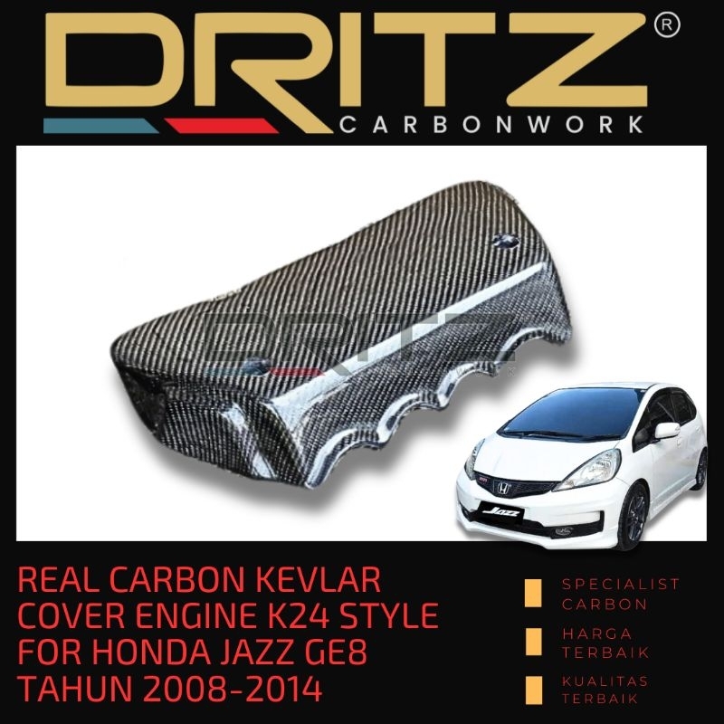 Jual Cover Engine MODEL K24 STYLE HONDA JAZZ GE8 2008 2014 & CIVIC FD ...