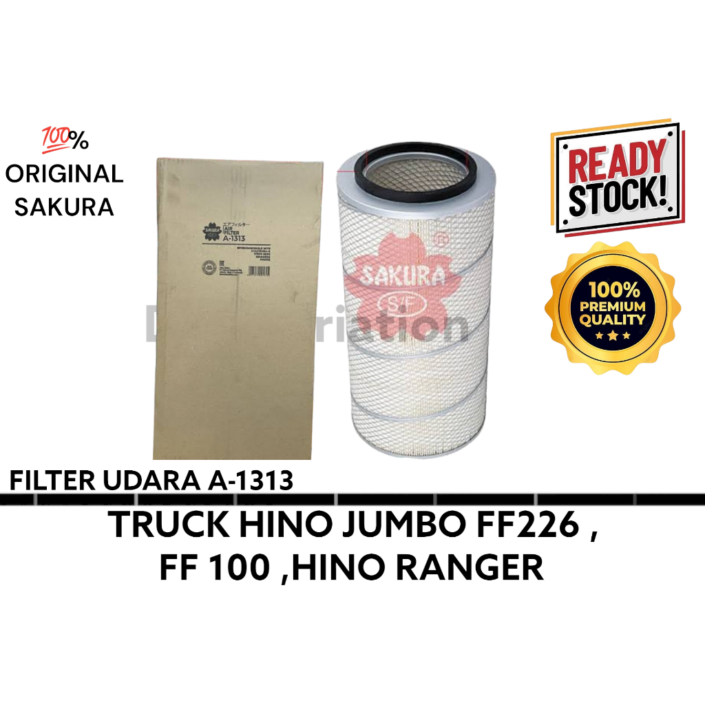 Jual FILTER UDARA HINO JUMBO FF226 FF100 / HINO RANGER ORIGINAL PRODUK ...