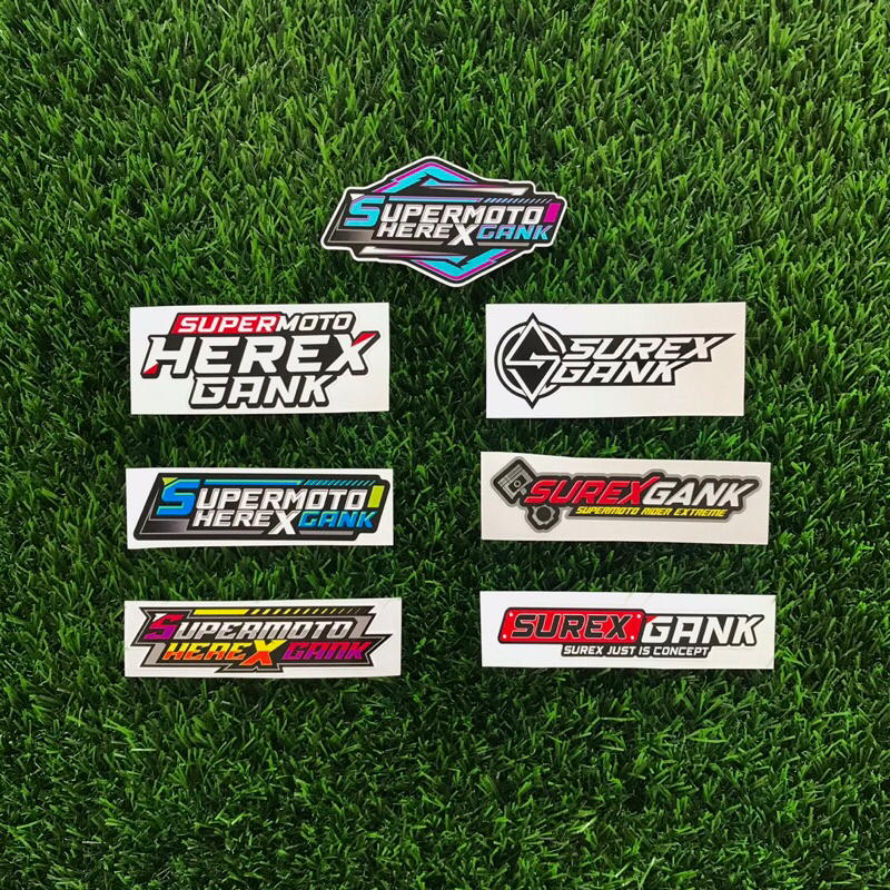 Jual STICKER PACK SUREX GANK (SUPERMOTO HEREX GANK) | Shopee Indonesia