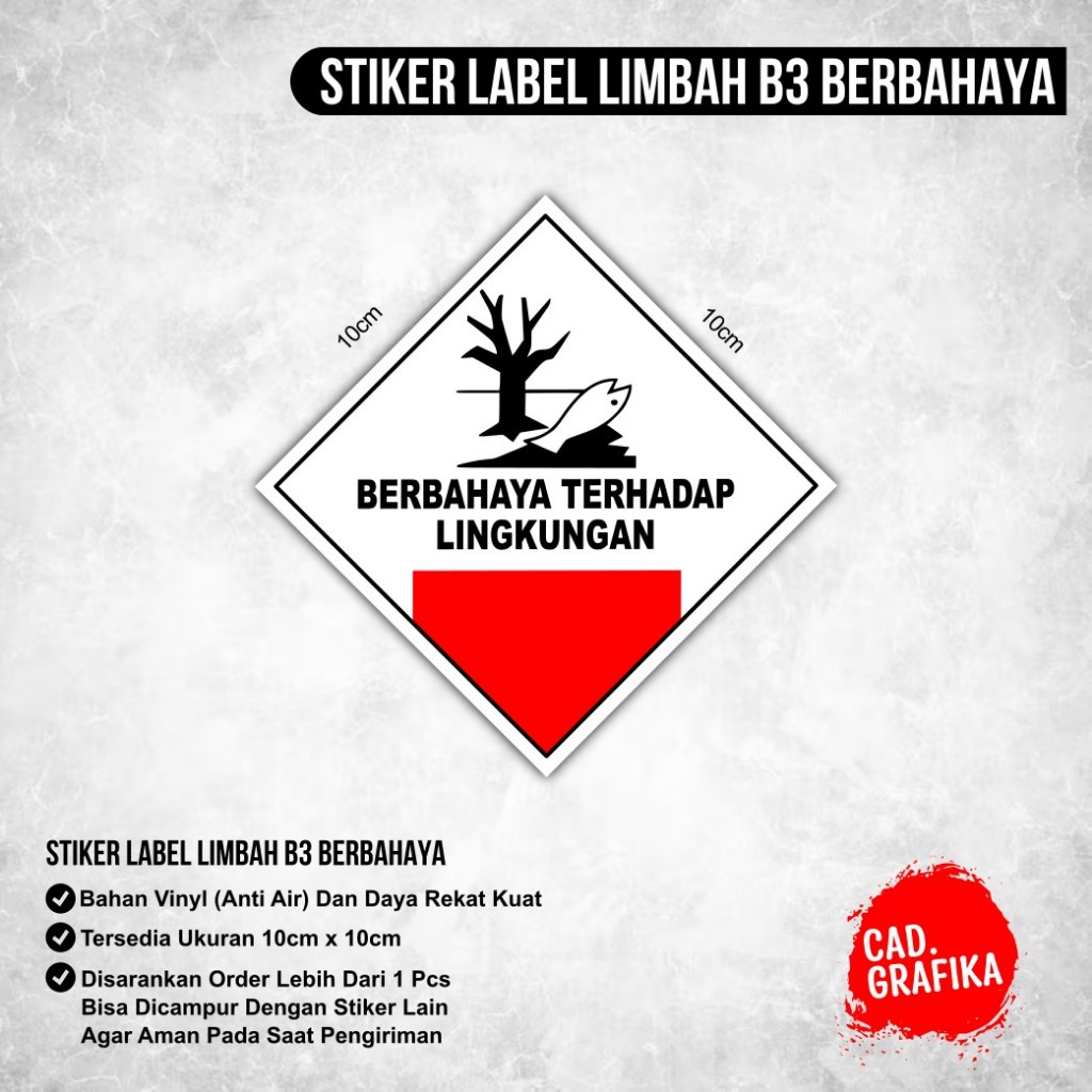 Jual STICKER SIMBOL LIMBAH B3 - BERBAHAYA TERHADAP LINGKUNGAN | Shopee ...