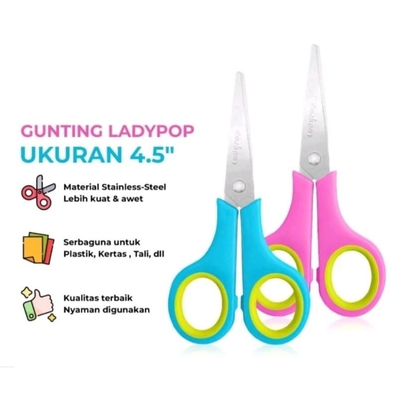 Jual Gunting Mini 12cm Warna Warni Stainless | Shopee Indonesia