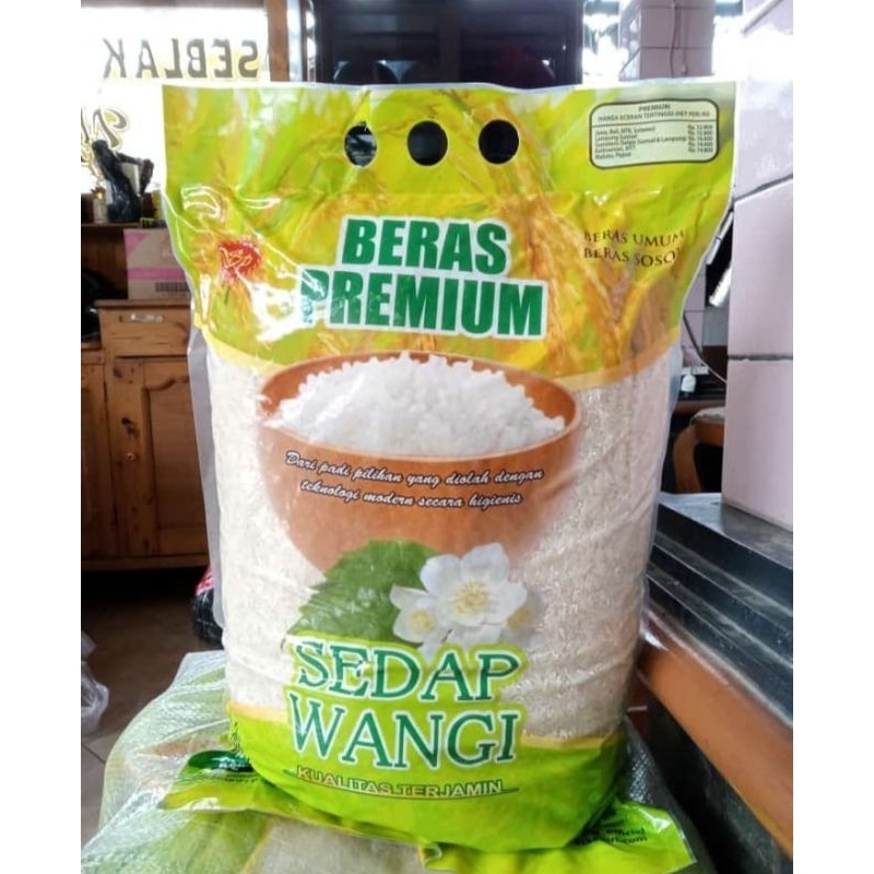 Jual Beras Sedap Wangi Kemasan 5 Kg | Shopee Indonesia