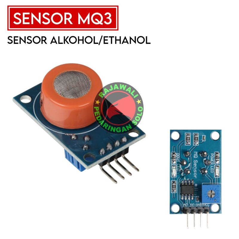 Jual SENSOR GAS MQ3 SENSOR ETANOL ALKOHOL SENSOR ETHANOL | Shopee Indonesia