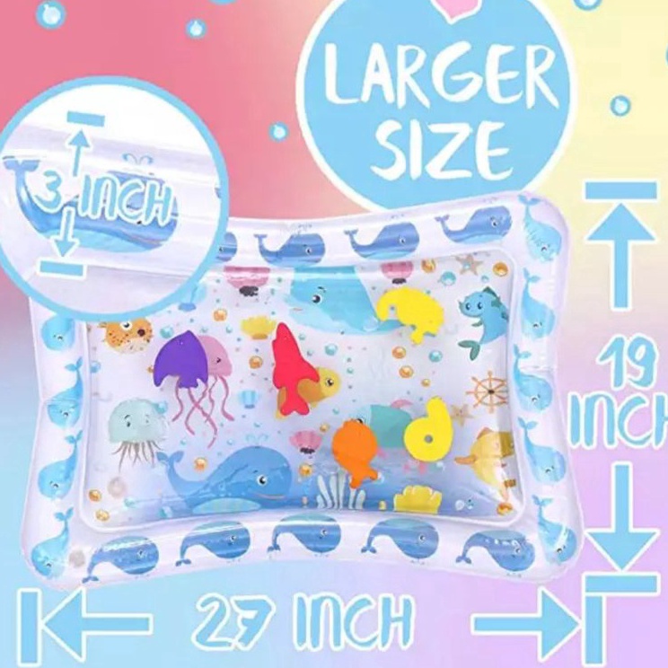 Jual KRz SUPER MURAHBaby Water Playmat Tummy Time Fun Toys Inflatable ...