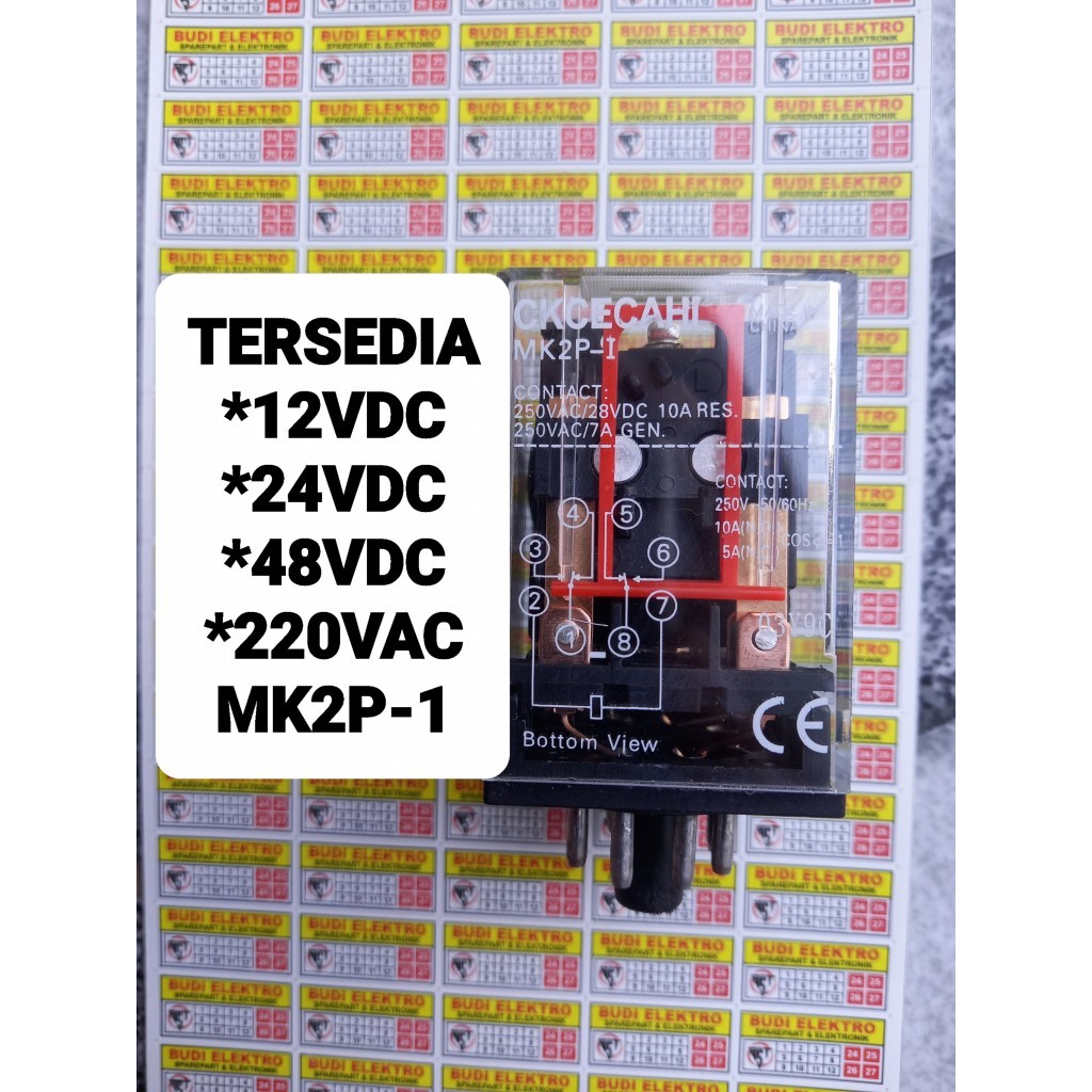 Jual Relay MK2P OMRON MK2P 8PIN 12V 24V 48V 220VAC | Shopee Indonesia