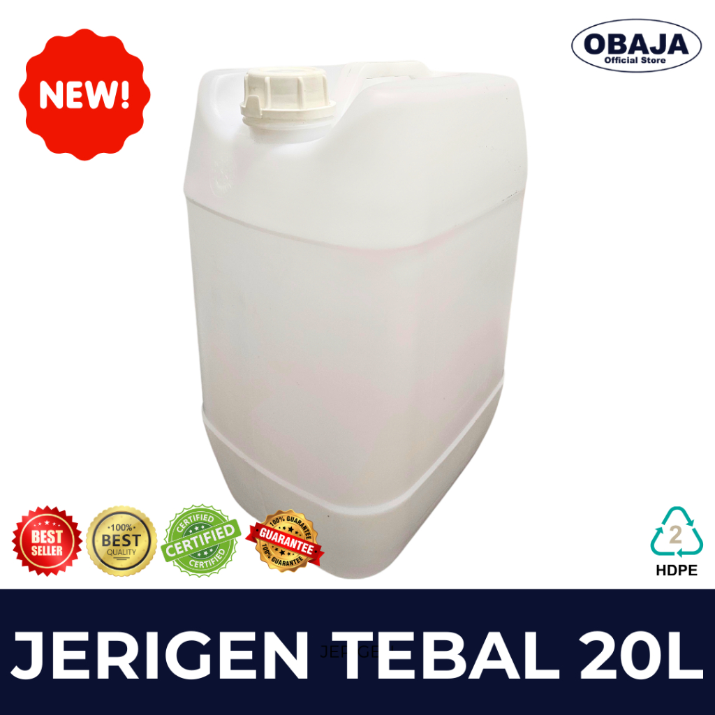 Jual JERIGEN 20 LITER / 20 KG TEBAL JERRYCAN DERIGEN JERIKEN SEGEL BARU ...