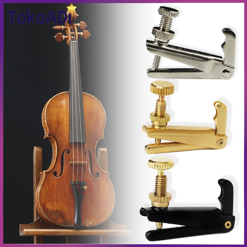 Jual Violin Fine Tuner Untuk Violin/Biola 3/4-4/4 Stimmer Stemmer Warna ...
