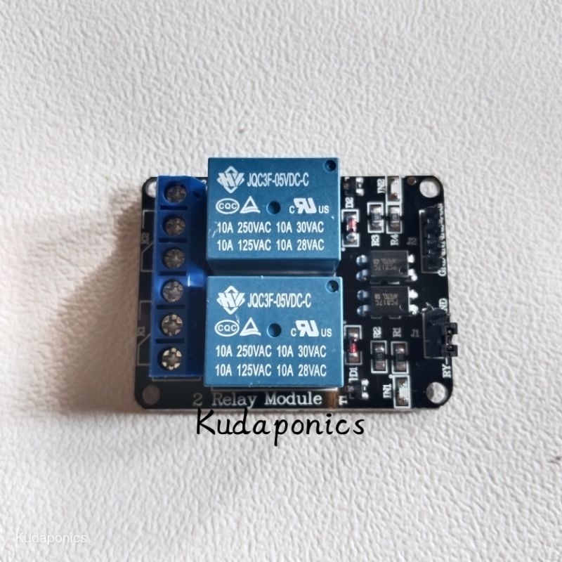 Jual 2 Channel Modul Relay 5V 12V High/Low Level Trigger Relay Control ...