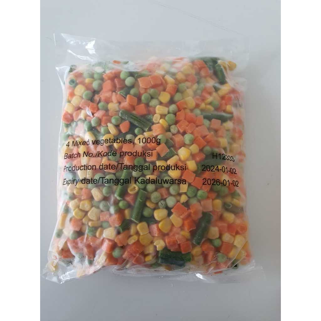 Jual Mix Vegetable 4 Way 1kg | Shopee Indonesia