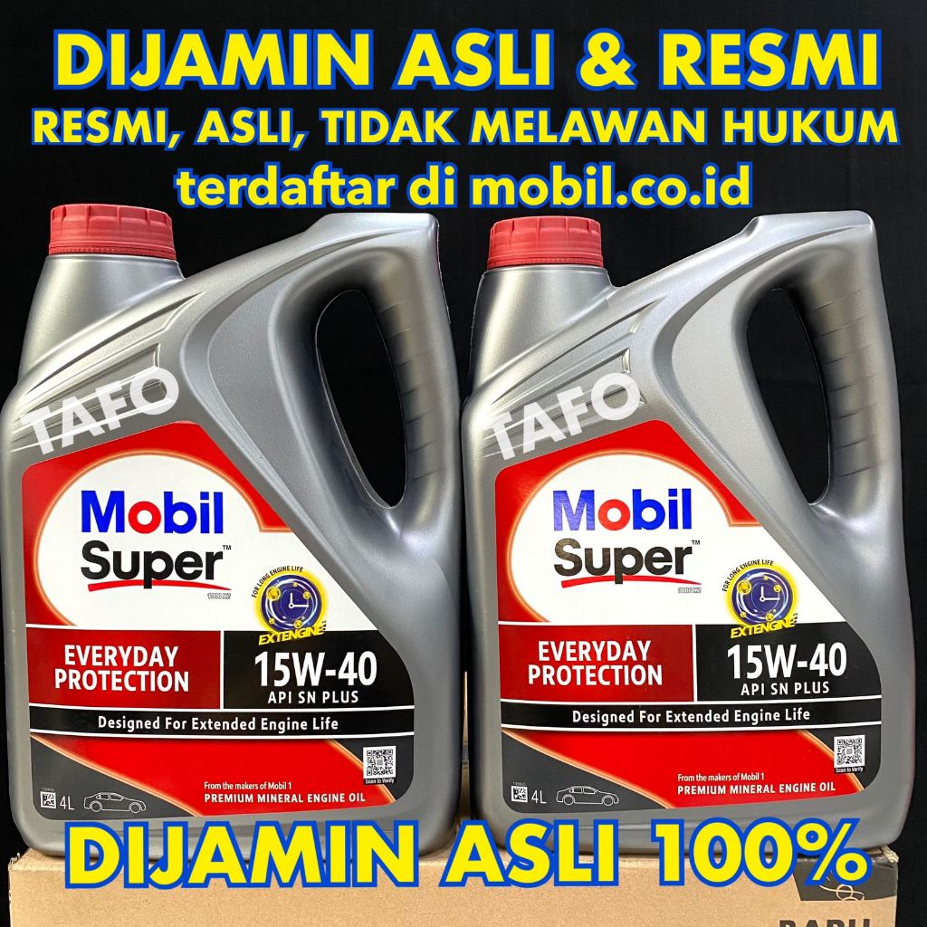 Jual MOBIL SUPER 15W-40 / MOBIL SUPER 15W40 EVERYDAY PROTECTION GALON ...