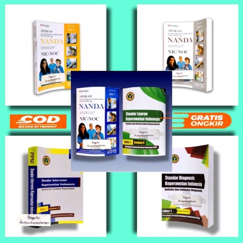 Jual PAKET 6 BUKU KEPERAWATAN, (3S) SIKI, SDKI, SLKI - APLIKASI NANDA NIC NOC | Shopee Indonesia