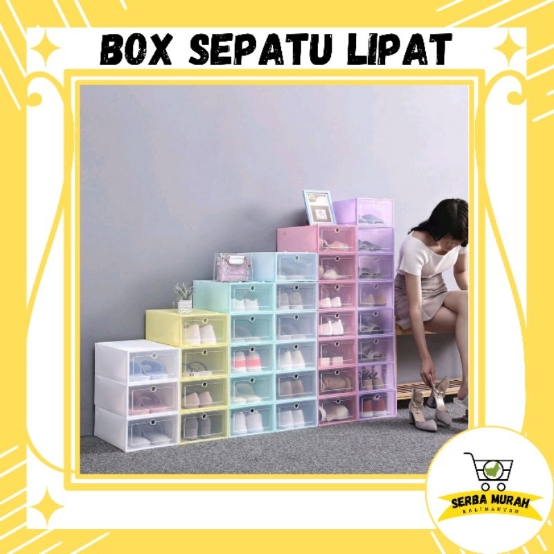 Jual BOX SEPATU DAN SENDAL| SHOES BOX | KOTAK SEPATU LIPAT | BOX SEPATU ...