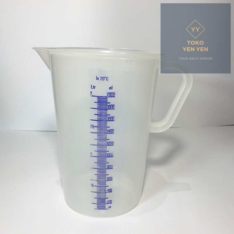 Jual Gelas Ukur Takar 1832 Green Leaf 2000 ml / 2 liter | Shopee Indonesia