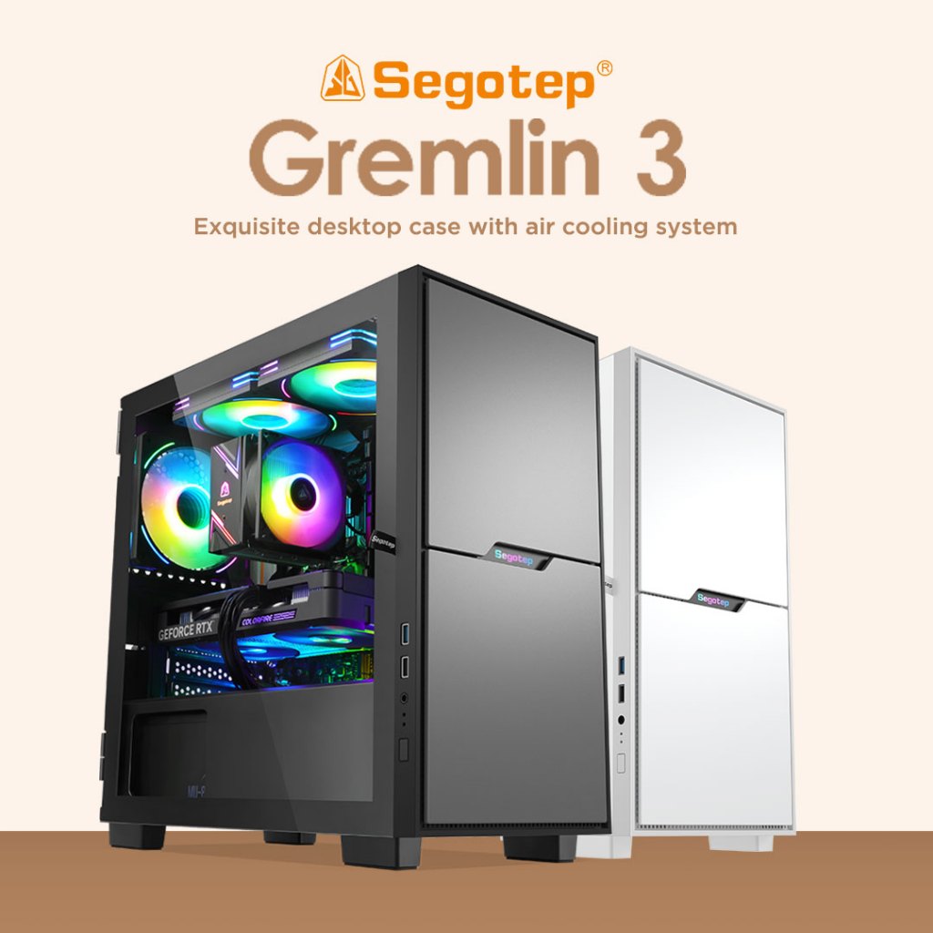 Jual SEGOTEP GREMLIN 3 (M-ATX Premium PC Case) | Shopee Indonesia