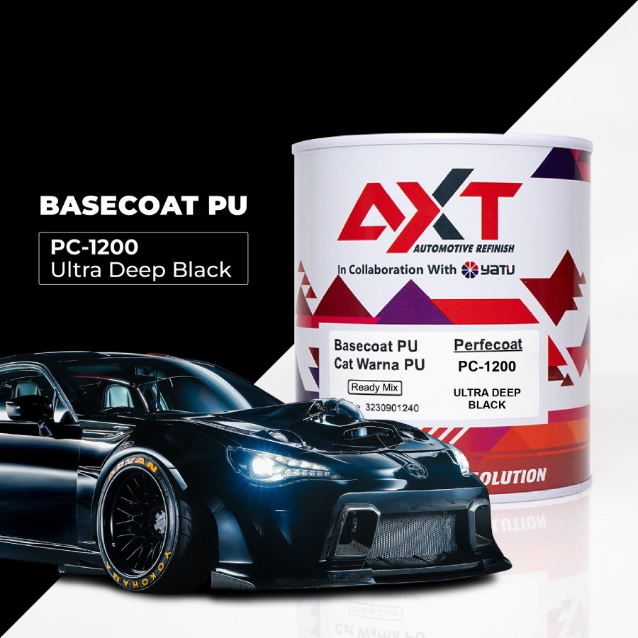 Jual AXT Basecoat PU (ULTRA DEEP BLACK) - 900 ml | Shopee Indonesia