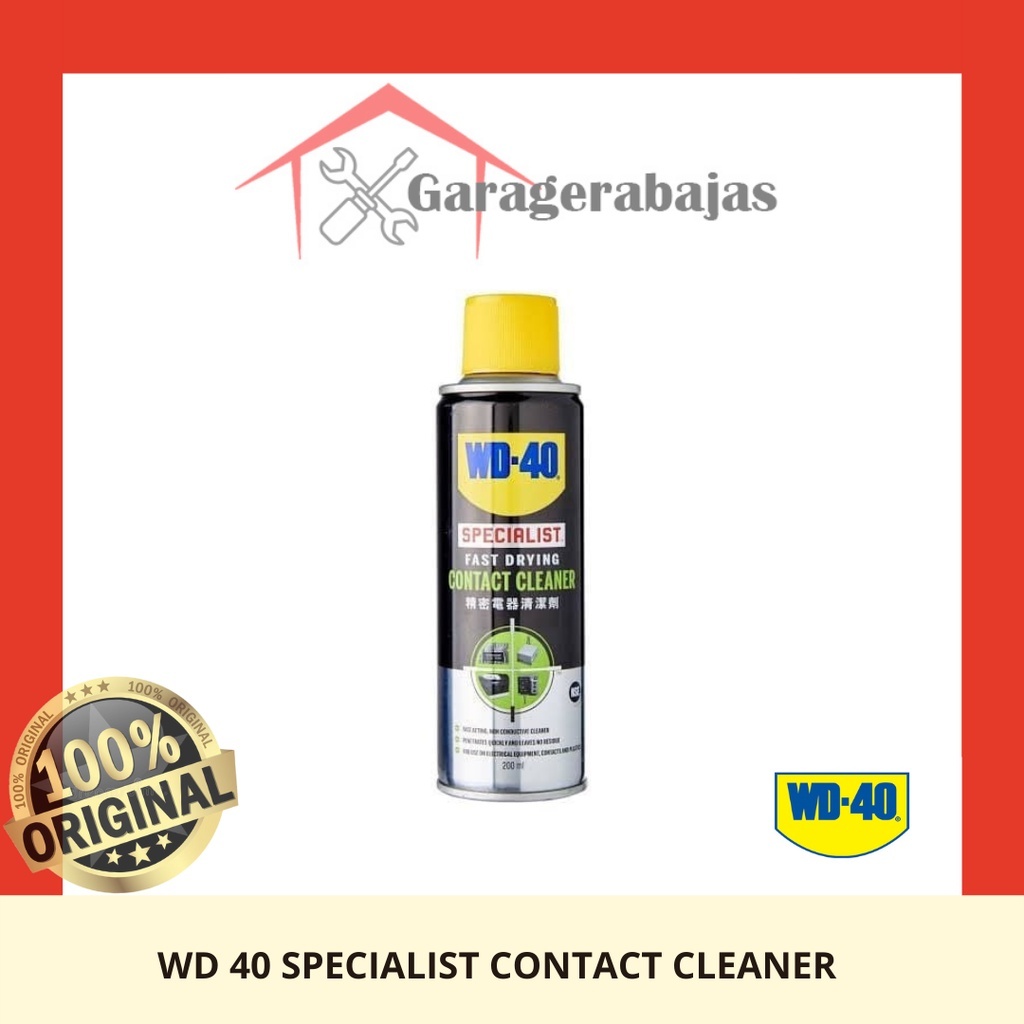 Jual WD40 - WD 40 SPECIALIST CONTACT CLEANER 200ML / 1 DUS ISI 24PCS ...