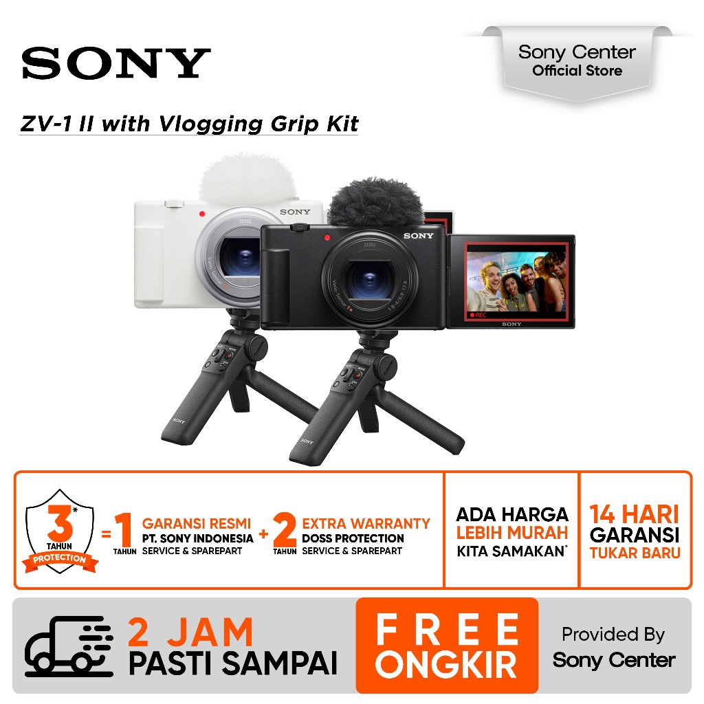 Jual Sony ZV-1 II Vlogging Camera Sony ZV1 II ZV1II ZV1 Mark 2 | Shopee ...