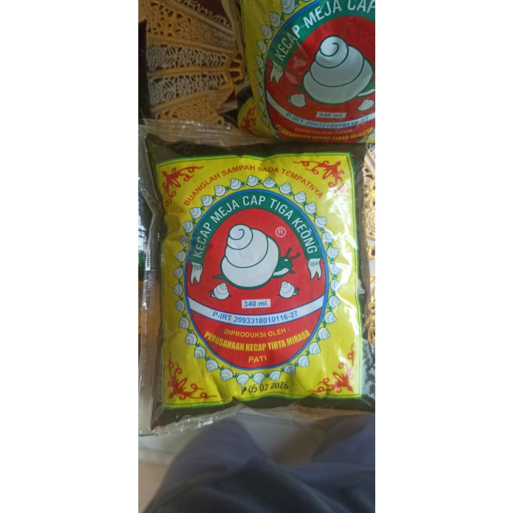 Jual Kecap Manis Cap Tiga Keong No MSG Khas Pati Alternatif Kecap Lele ...