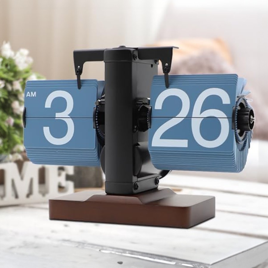 Jual easee Table Flip Clock Desk Retro Decorations / Jam Meja / Hiasan Dekorasi Meja | Shopee ...